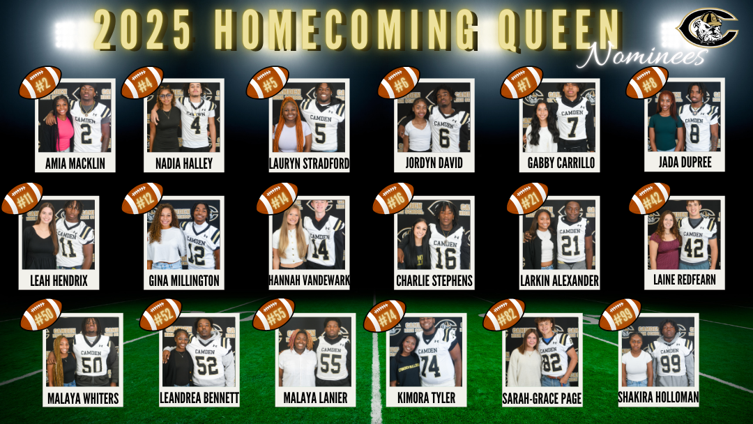 2025 HOMECOMING NOMINEES - Camden High School