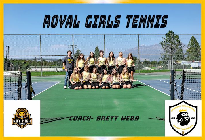 Roy High School Sports Player Introductions- 2025 Girls Tennis Team ...