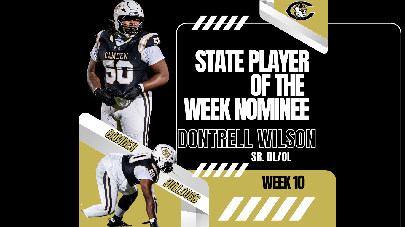 WILSON NAMED NOMINEE FOR THE STATE'S PLAYER OF THE WEEK - Camden High ...