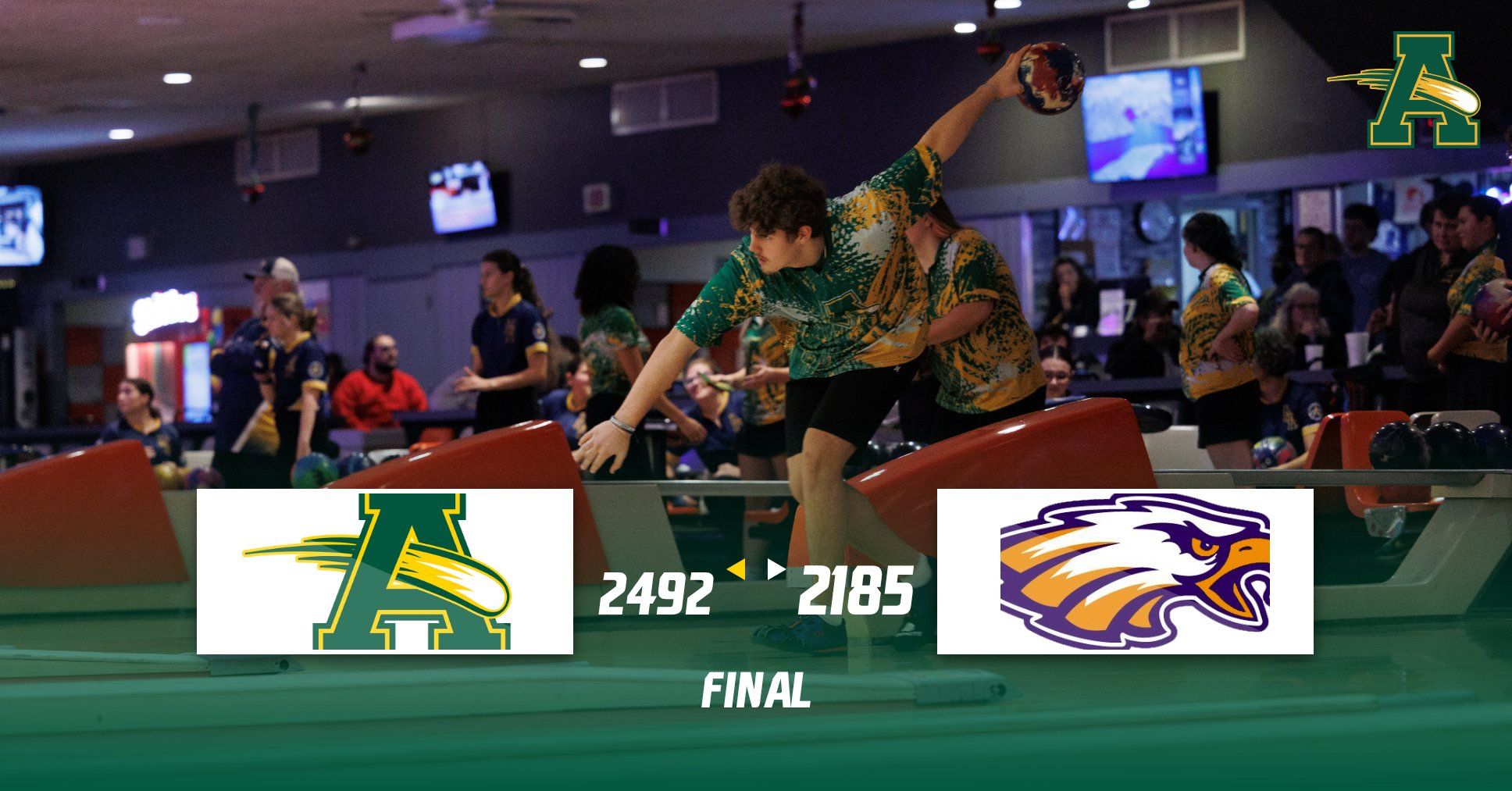 Boys Bowling defeats Avon - Amherst Steele High School