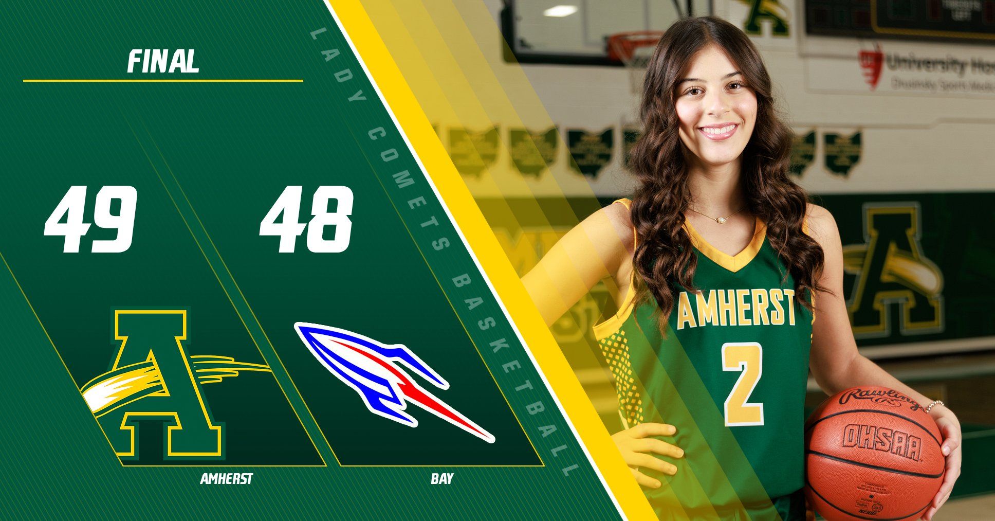 Girls Basketball Opens Season with 49–48 Victory Over Bay - Amherst ...