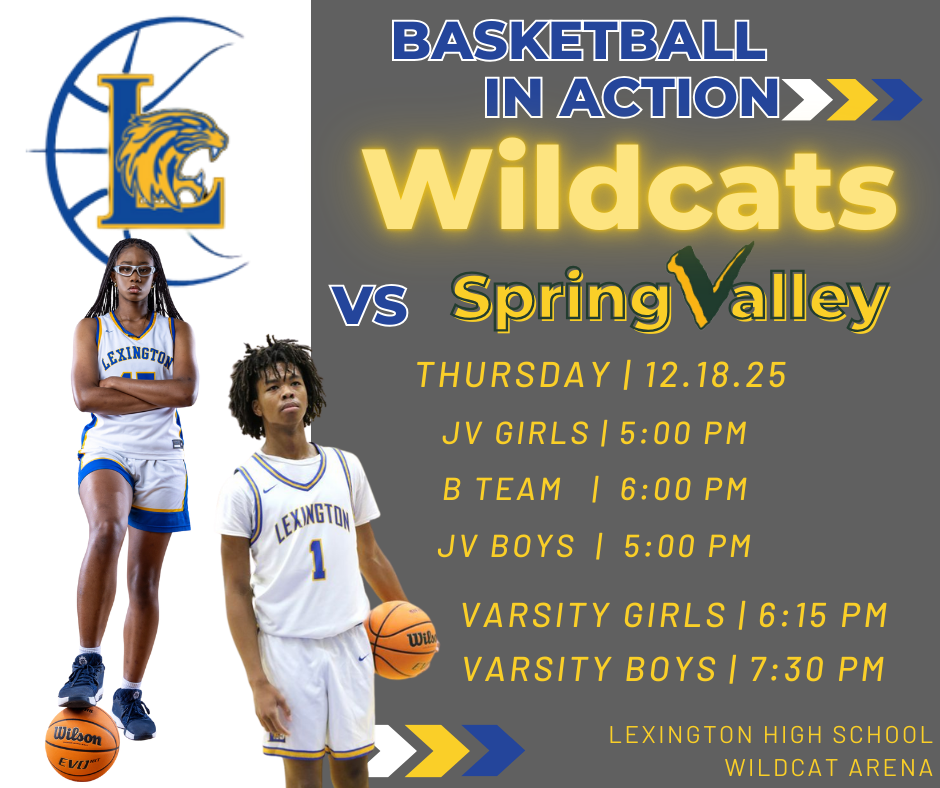Wildcat Basketball hosts Spring Valley - Lexington High