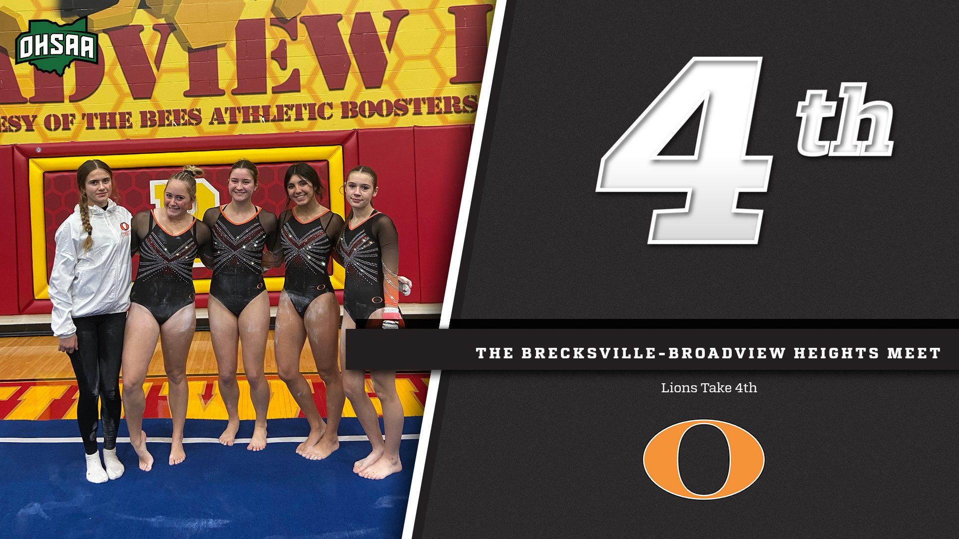 Orange Gymnastics Shines with Fourth-Place Finish at Brecksville ...