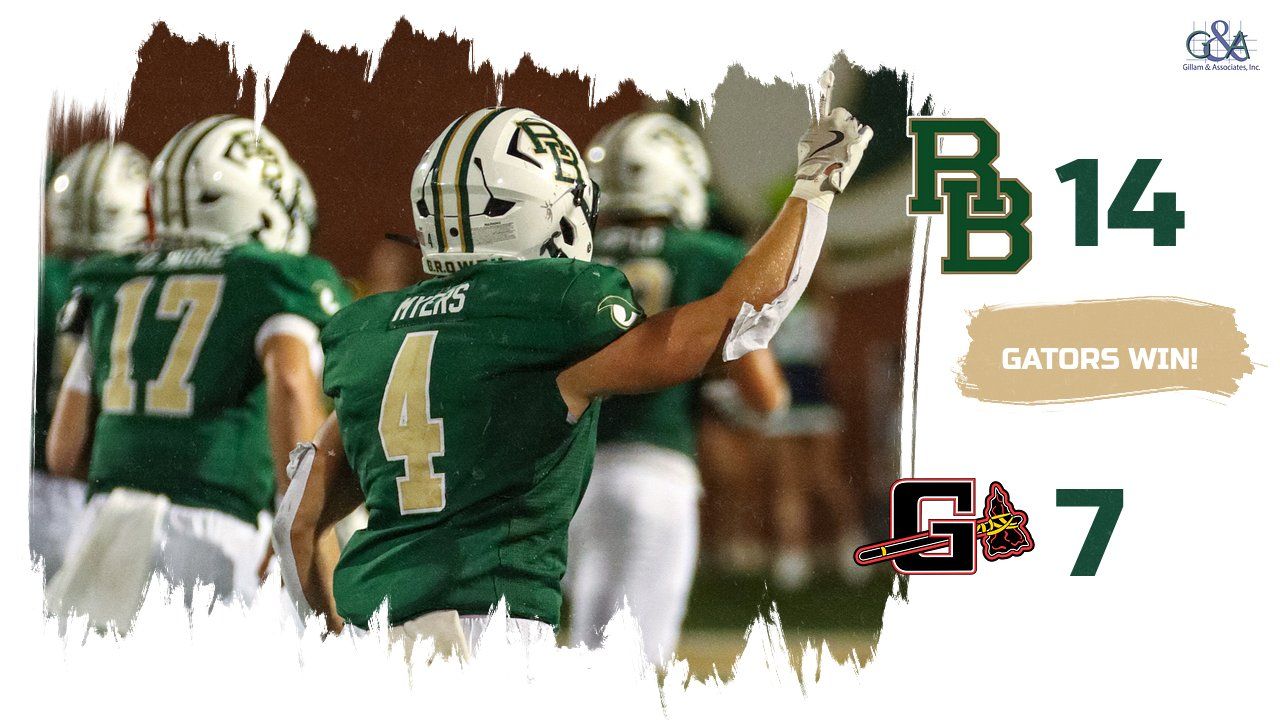 Gators Move to 2-2 with Hard-fought 14-7 Win Over Gilbert - River Bluff