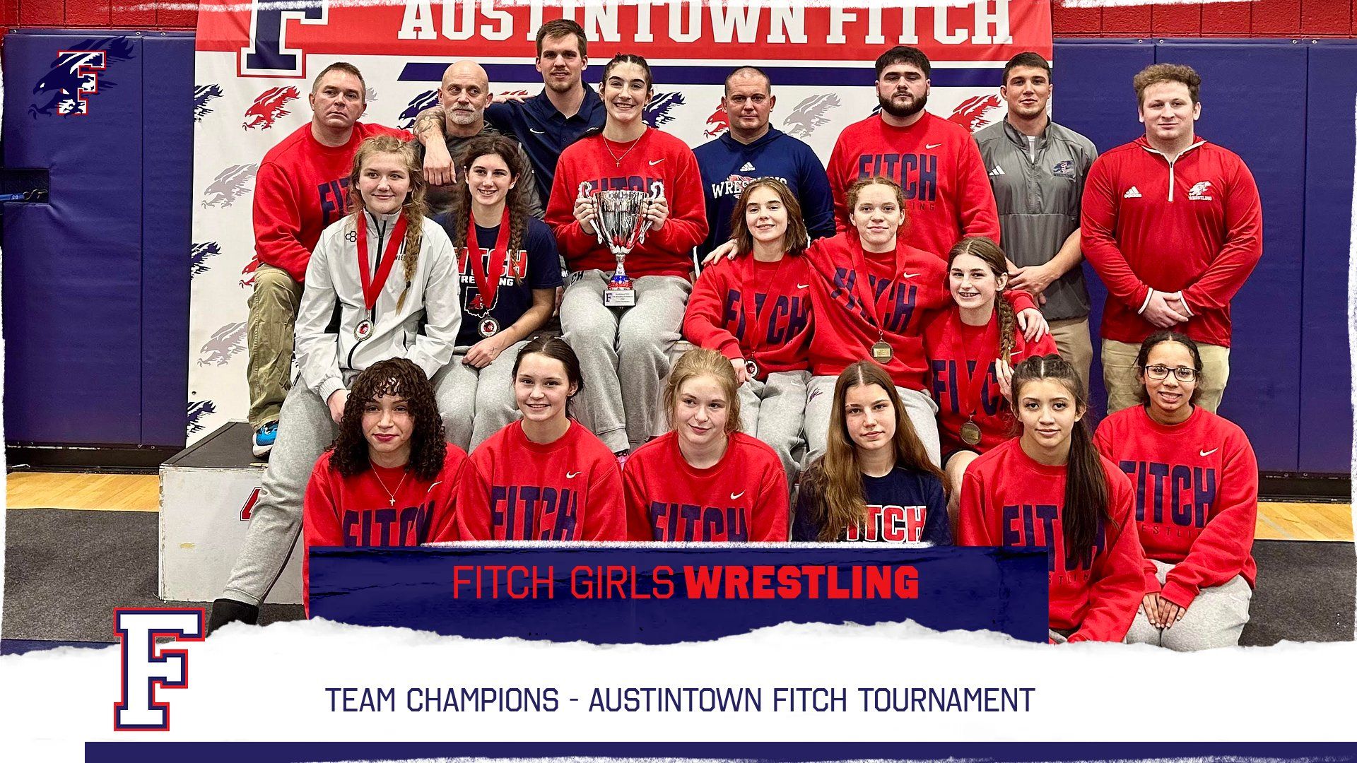 Girls Wrestling Reigns As Fitch Tournament Champions - Austintown Fitch