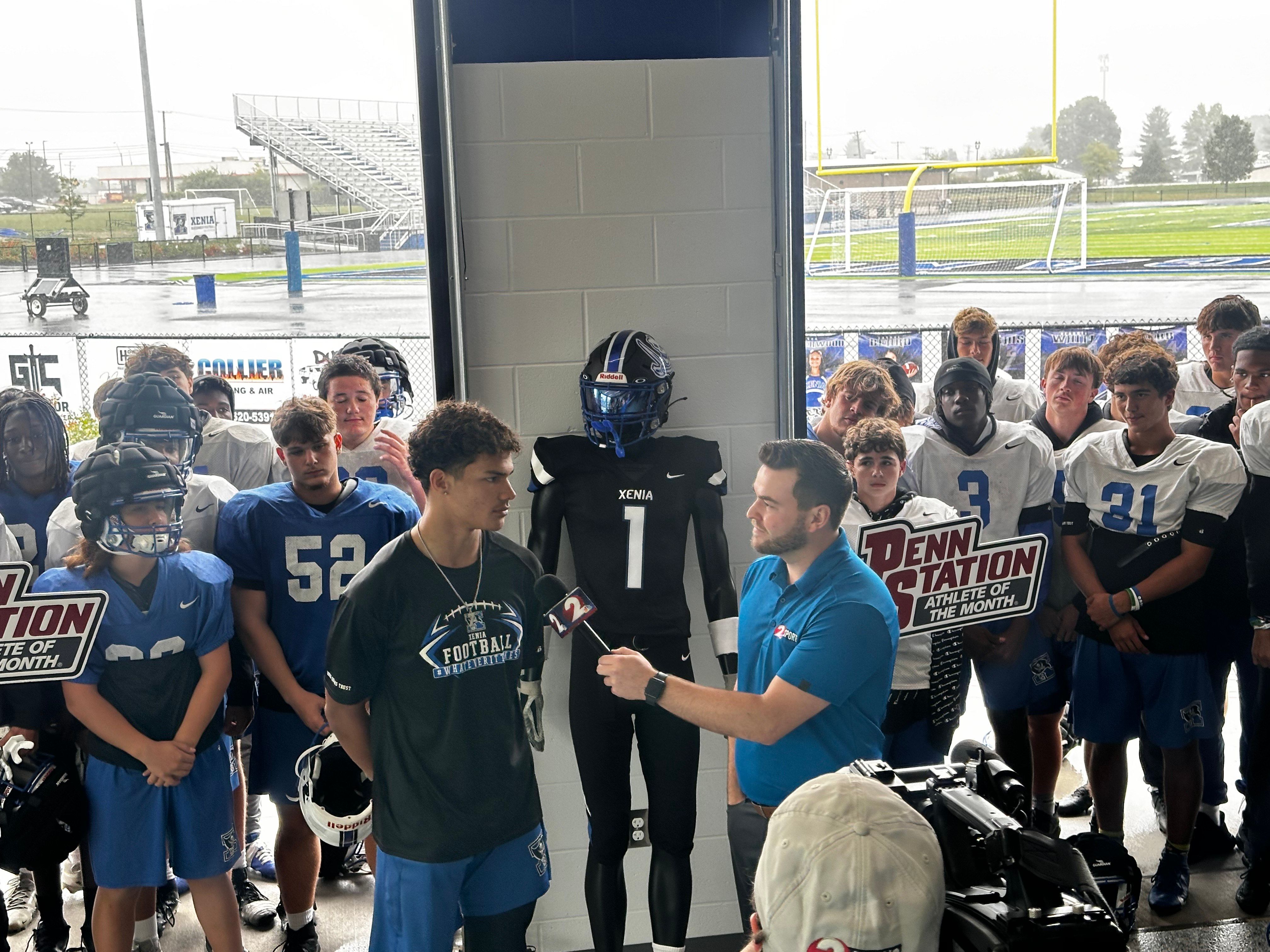 Shawn Fishwick Named Penn Station Athlete Of The Month - Xenia High School